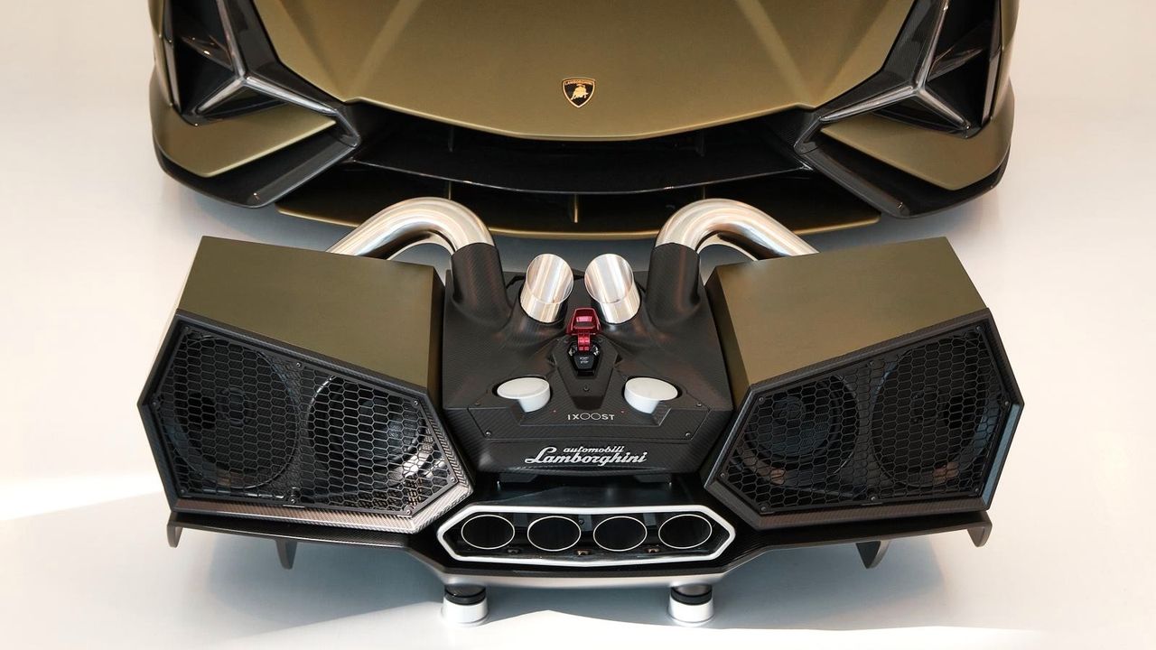 You could buy a car, or this Lambo-themed speaker which costs just as much