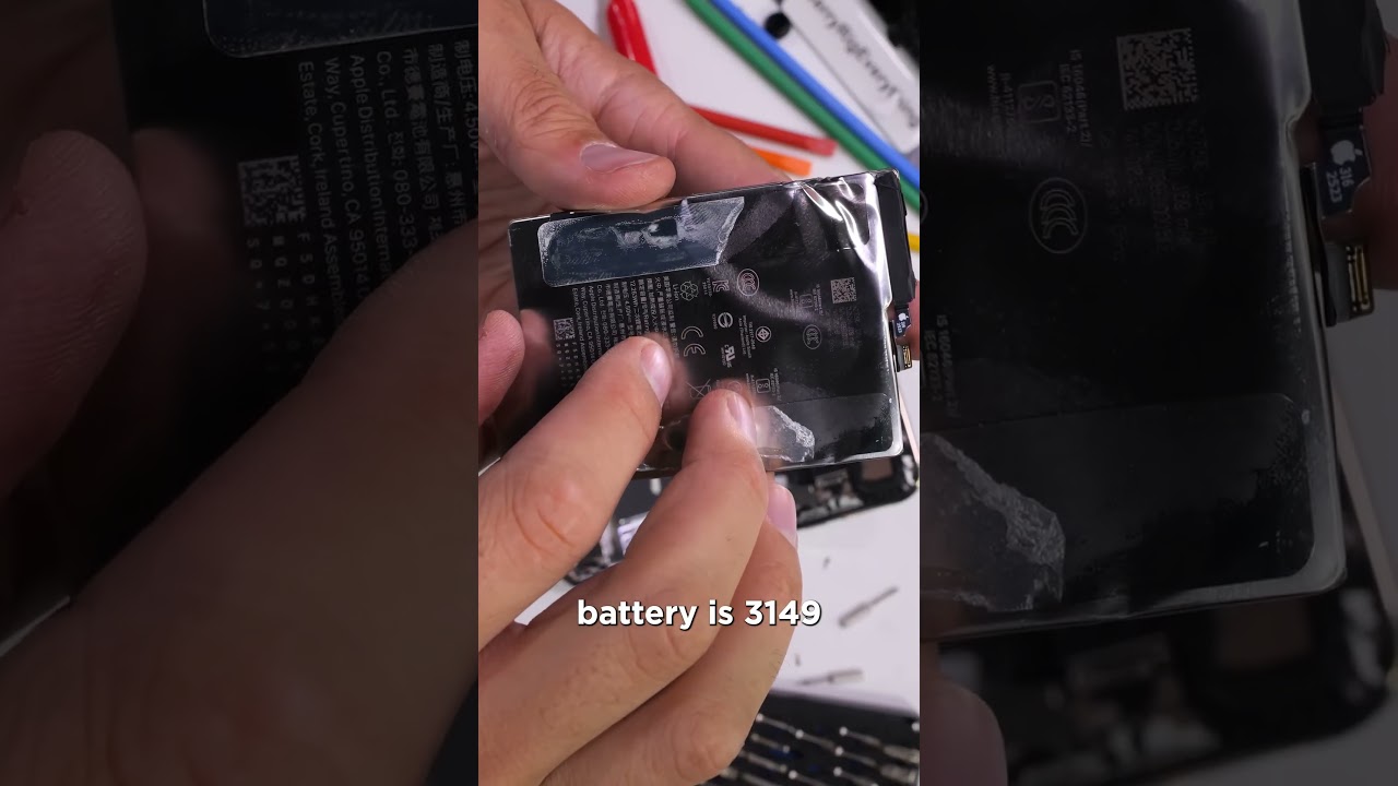 The iPhone Air battery removal is crazy