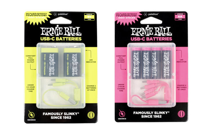 Ernie Ball fights battery waste with new rechargeable AA and 9V ...
