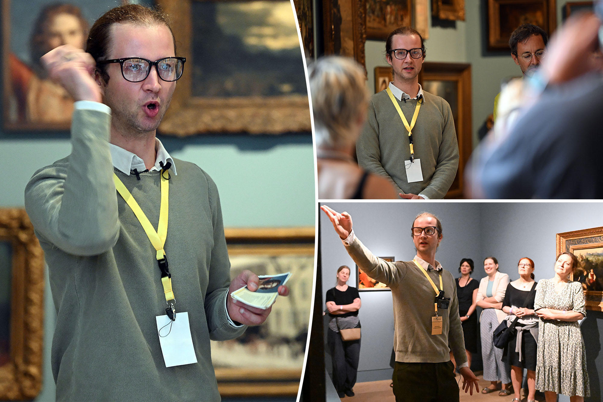 This art museum’s ‘grumpy guide’ treats visitors like crap — and they ...