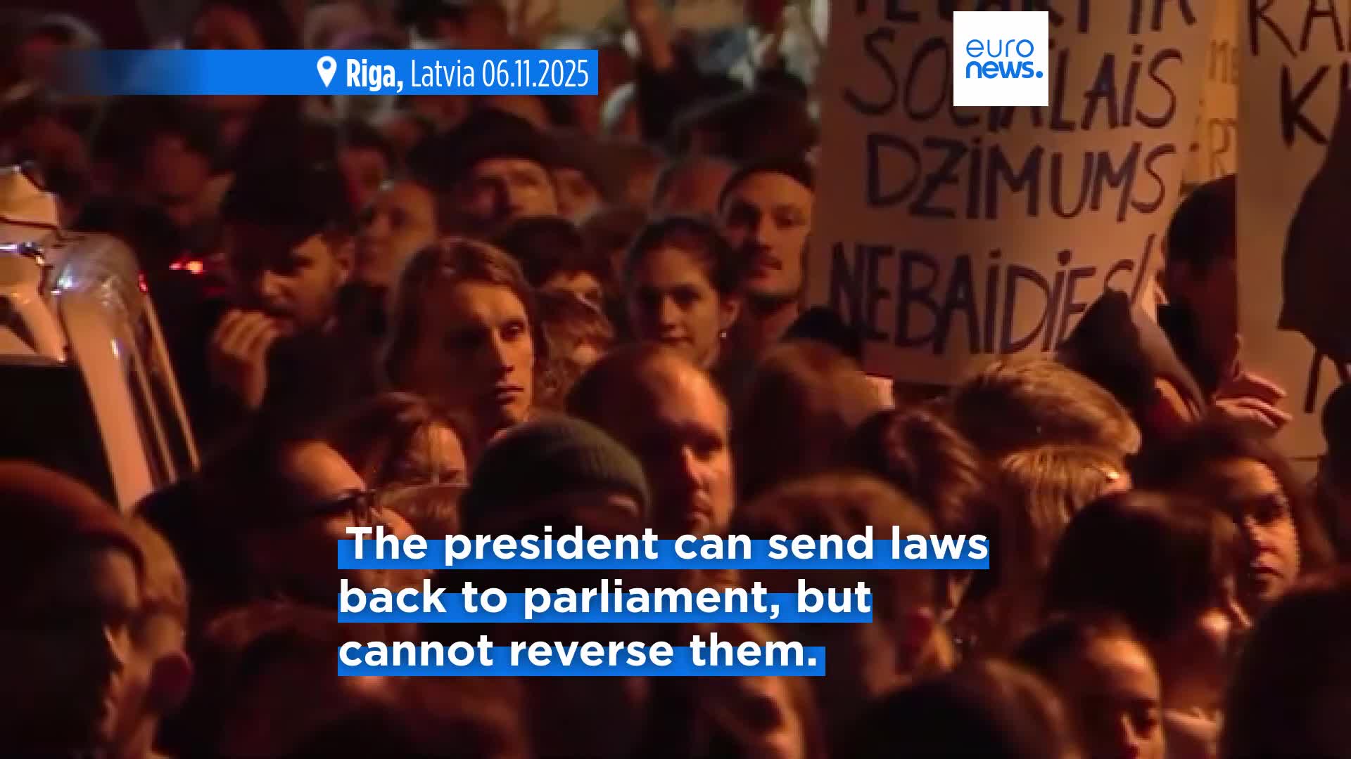 Thousands protest against Latvia's potential withdrawal from Istanbul ...