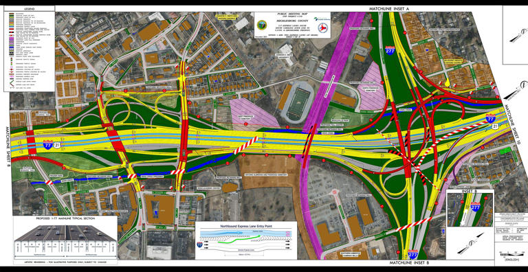 History repeats? New I-77 toll lanes could infringe on Charlotte's west ...