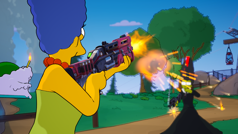 The best weapons and loadout for Fortnite's Simpsons season