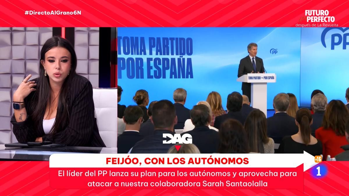 Sarah Santaolalla responde a Feijóo en 'Directo al grano': "Separe sus ...
