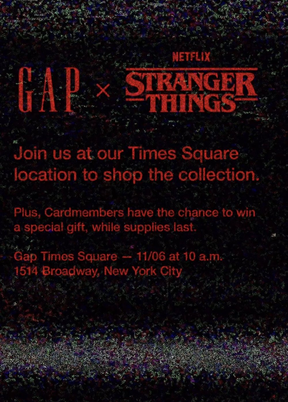 Gap x Stranger Things Claw Machine