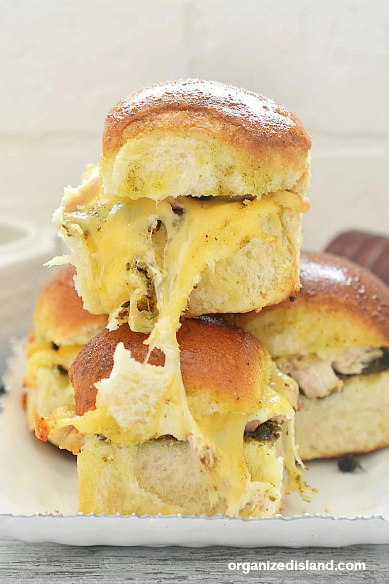 Turkey cranberry sliders
