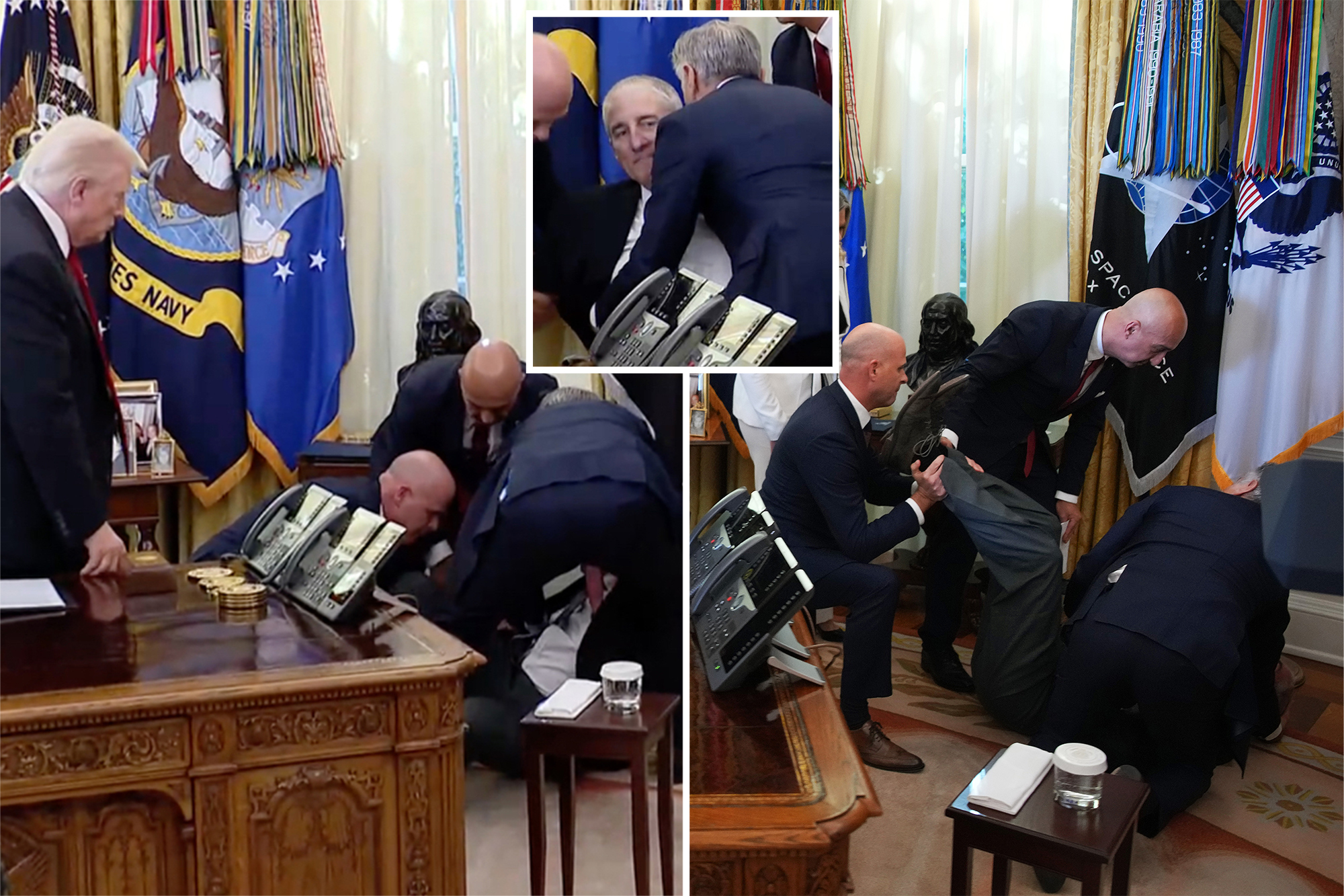 Pharma exec collapses near Trump at White House obesity-drug event