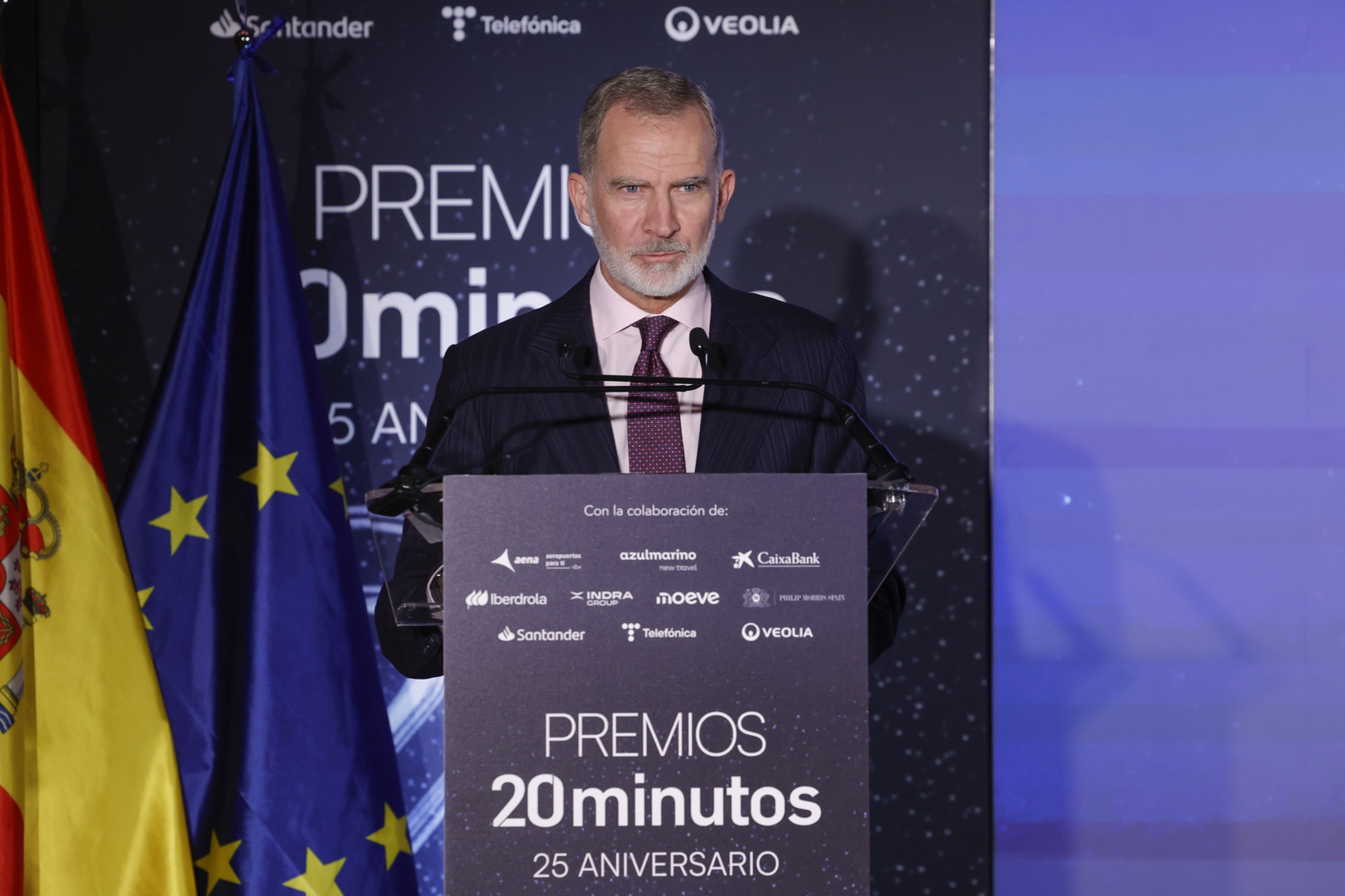 El rey ensalza los valores que demostró la ciudad de València ante la dana