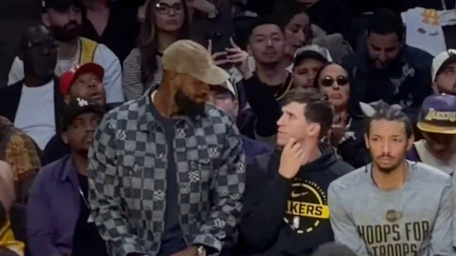 New Video Shows LeBron James’s Live Reaction to Sweet Luka Dončić Move ...