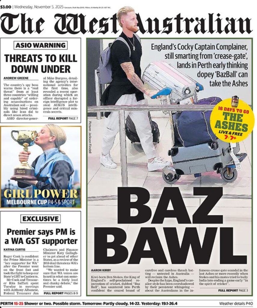 ‘Sauntering’ Ben Stokes escalates Ashes phony war after brazenly ...