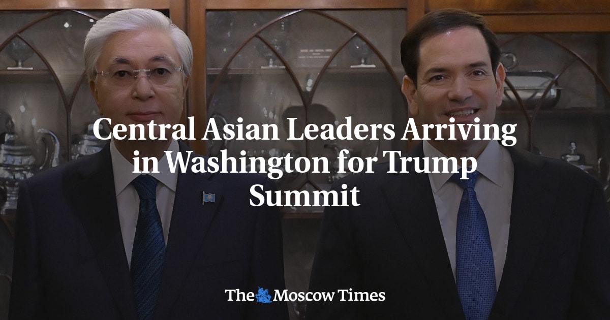 Central Asian Leaders Arriving in Washington for Trump Summit