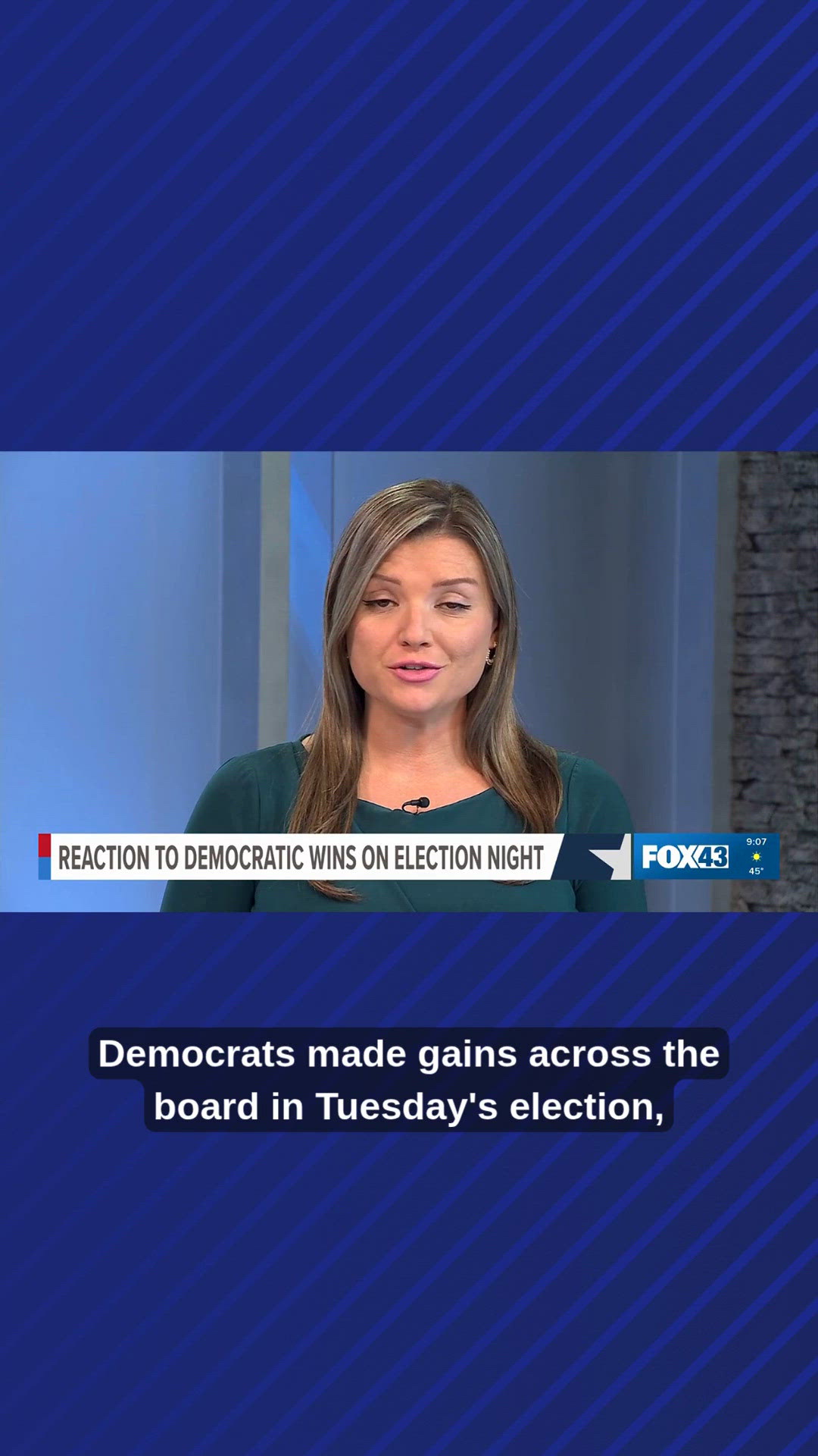 Reaction to Democratic wins on election night