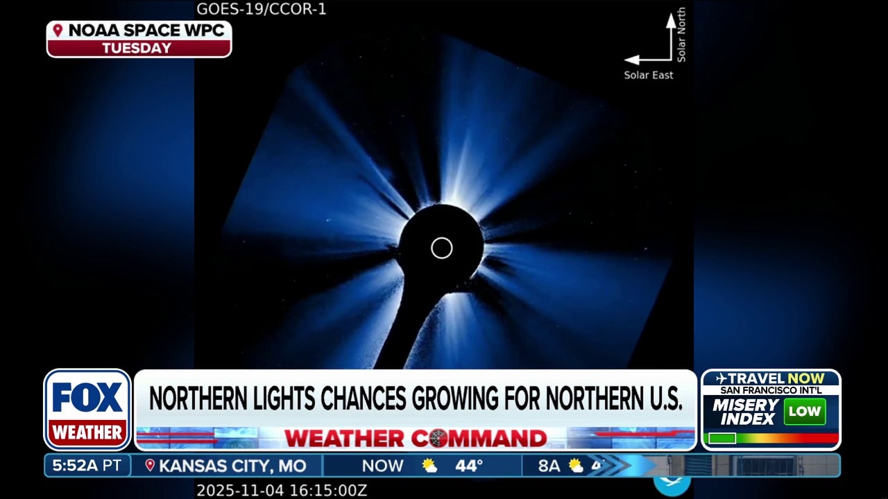 Strong geomagnetic storm watch issued, chance for Northern Lights ...
