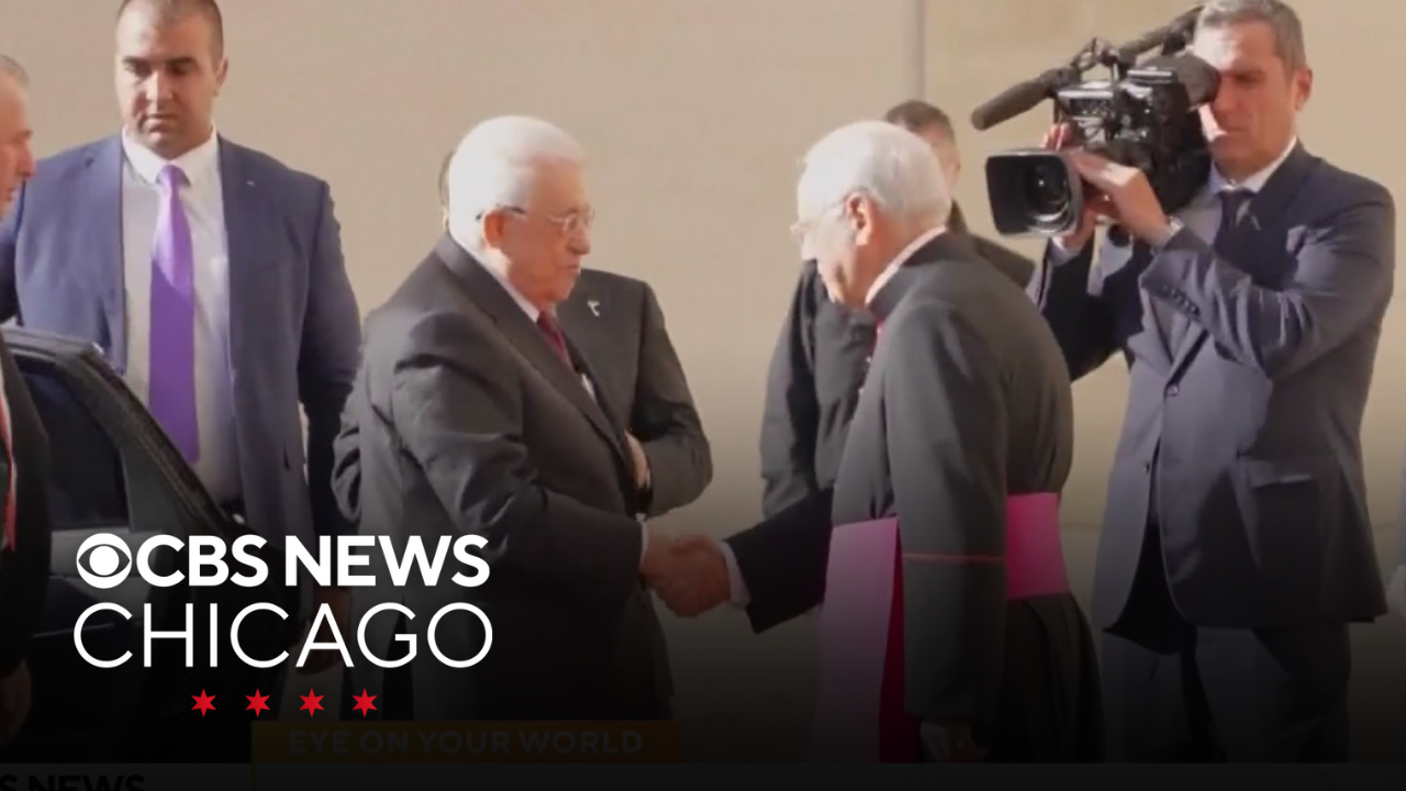 Pope Leo XIV meets with Palestinian president