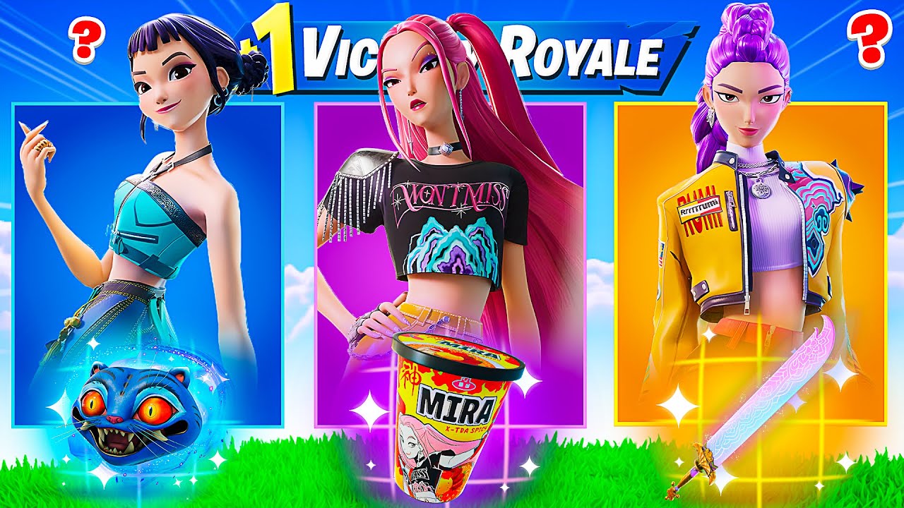 Discover my insane kpop Fortnite challenge!