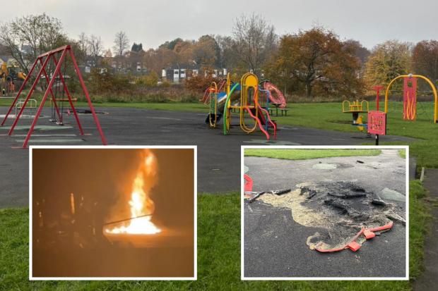 Darlington park hit by fire for eighth time in six months as damage ...