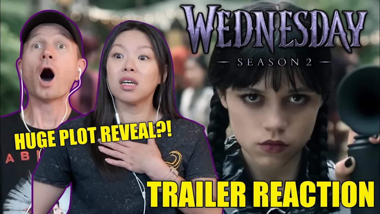 Wednesday S2 official trailer | Reaction & review | Netflix | Jenna Ortega