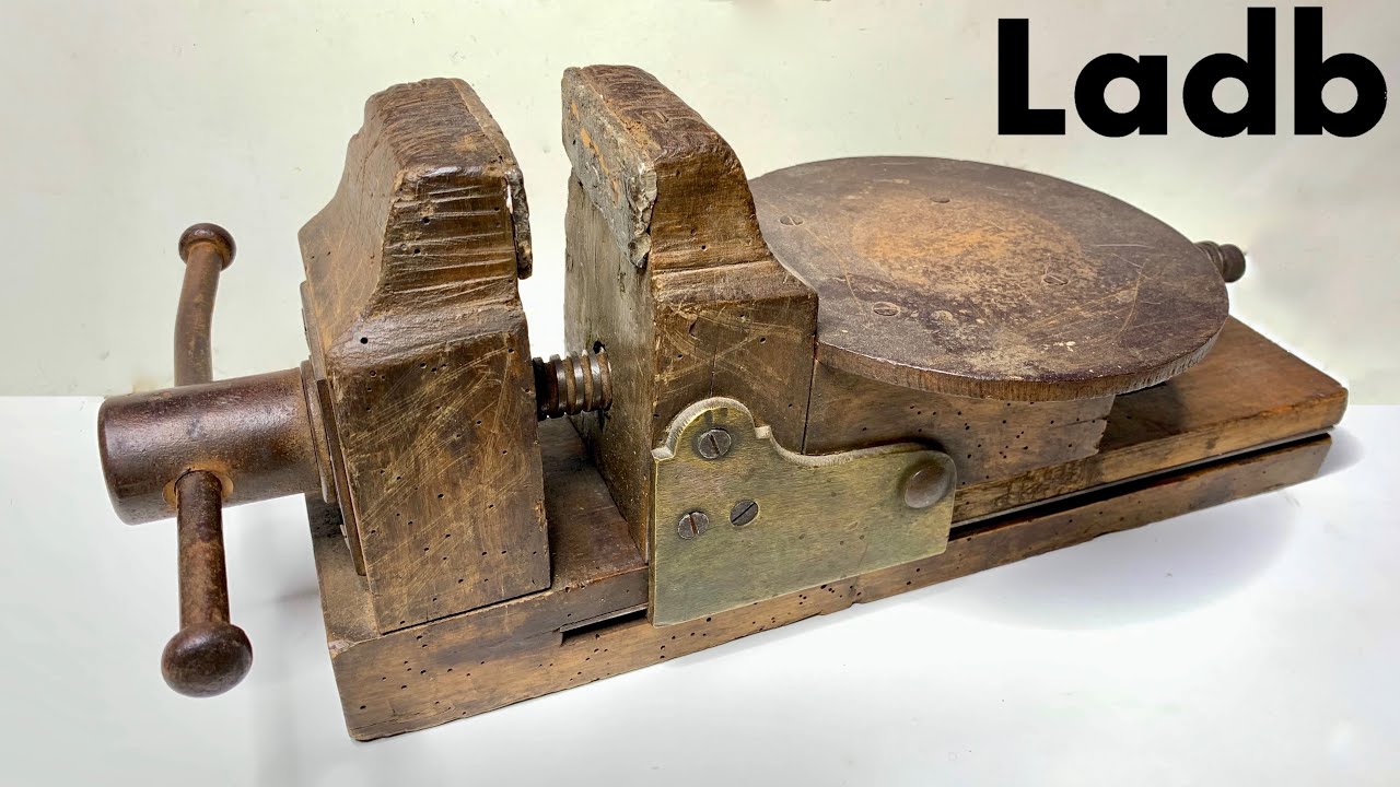 1850 woodcarving vise restoration