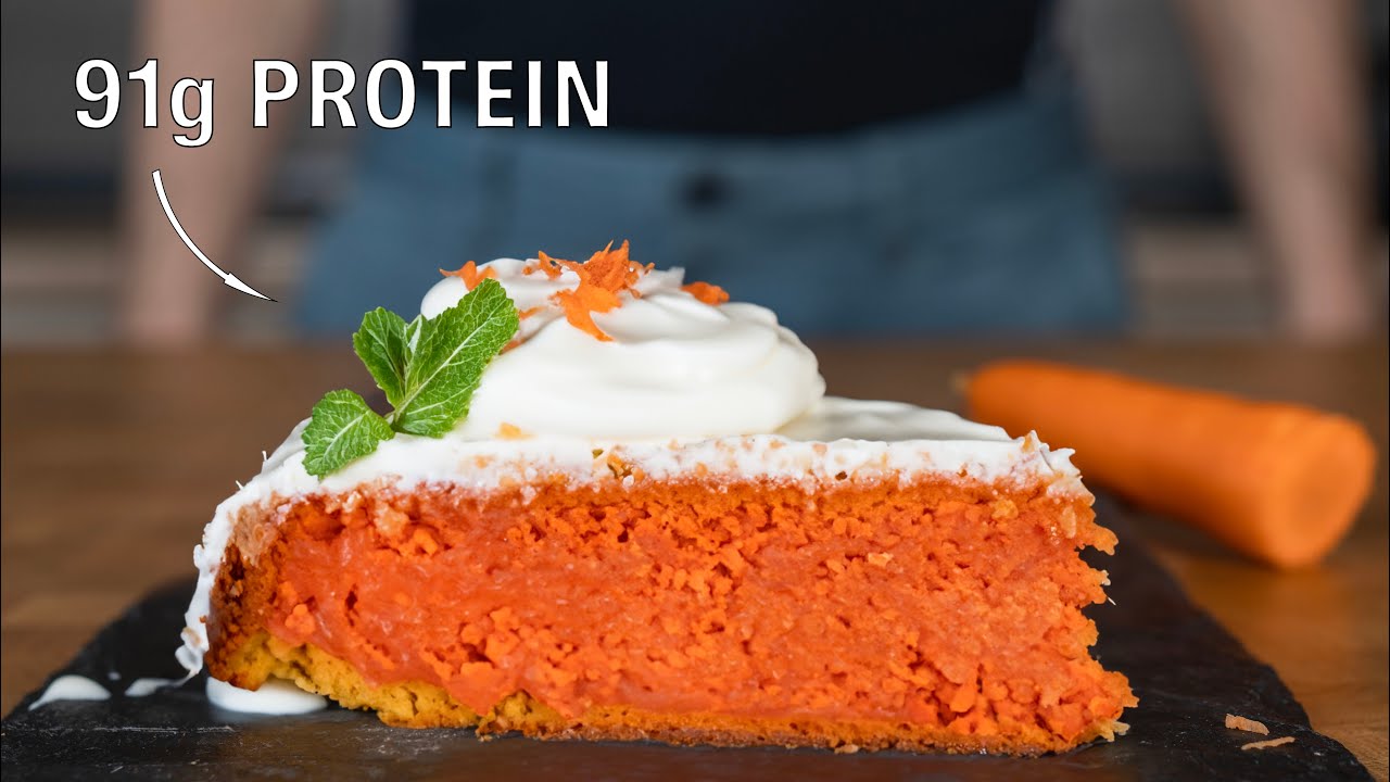 This carrot cake has 91g of protein