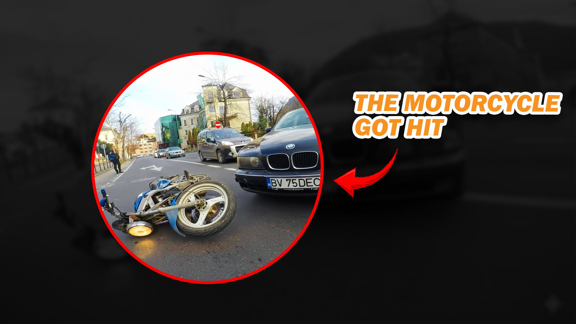 Motorcycle Crash Incident Caught on Camera