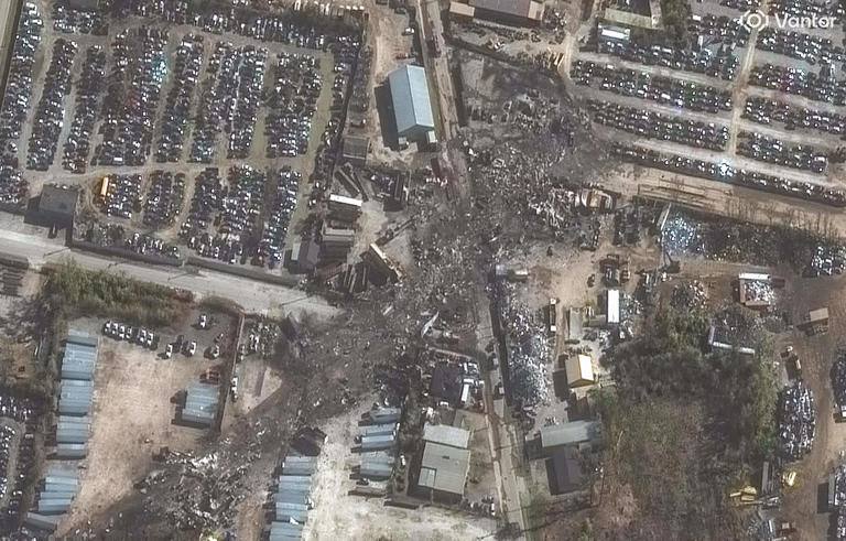 Satellite photos show before and after of UPS plane crash site in ...