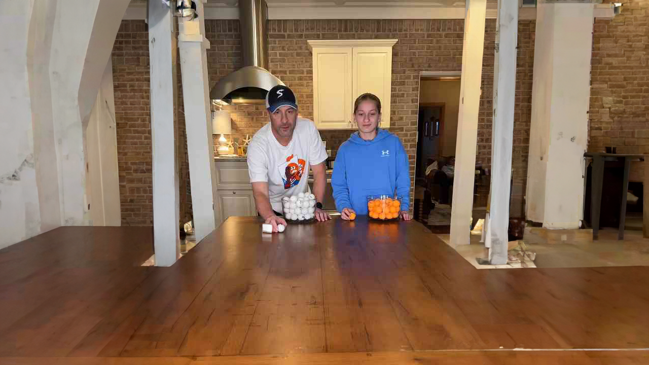 Father-Daughter Faceoff in Money Ball