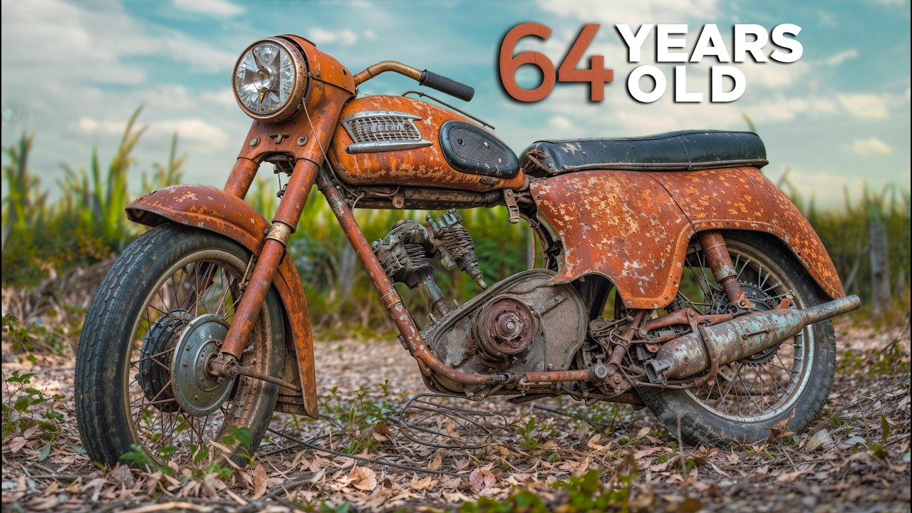 Full restoration bullet motorcycle - Abandoned 64 years old British ...