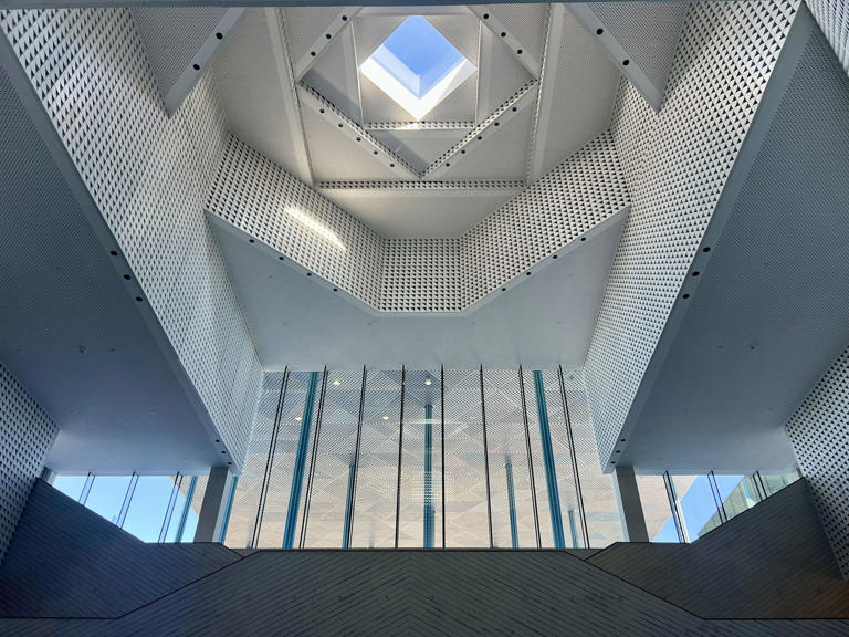Inside the opening of the first U.S. Ismaili Center in Houston