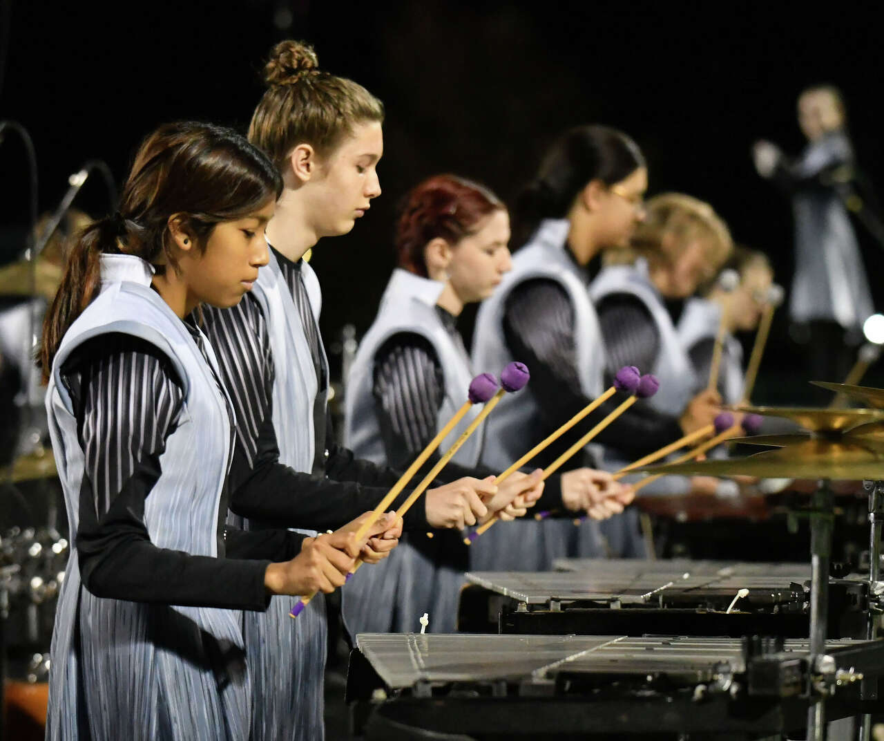 EHS band plays one last time on the turf