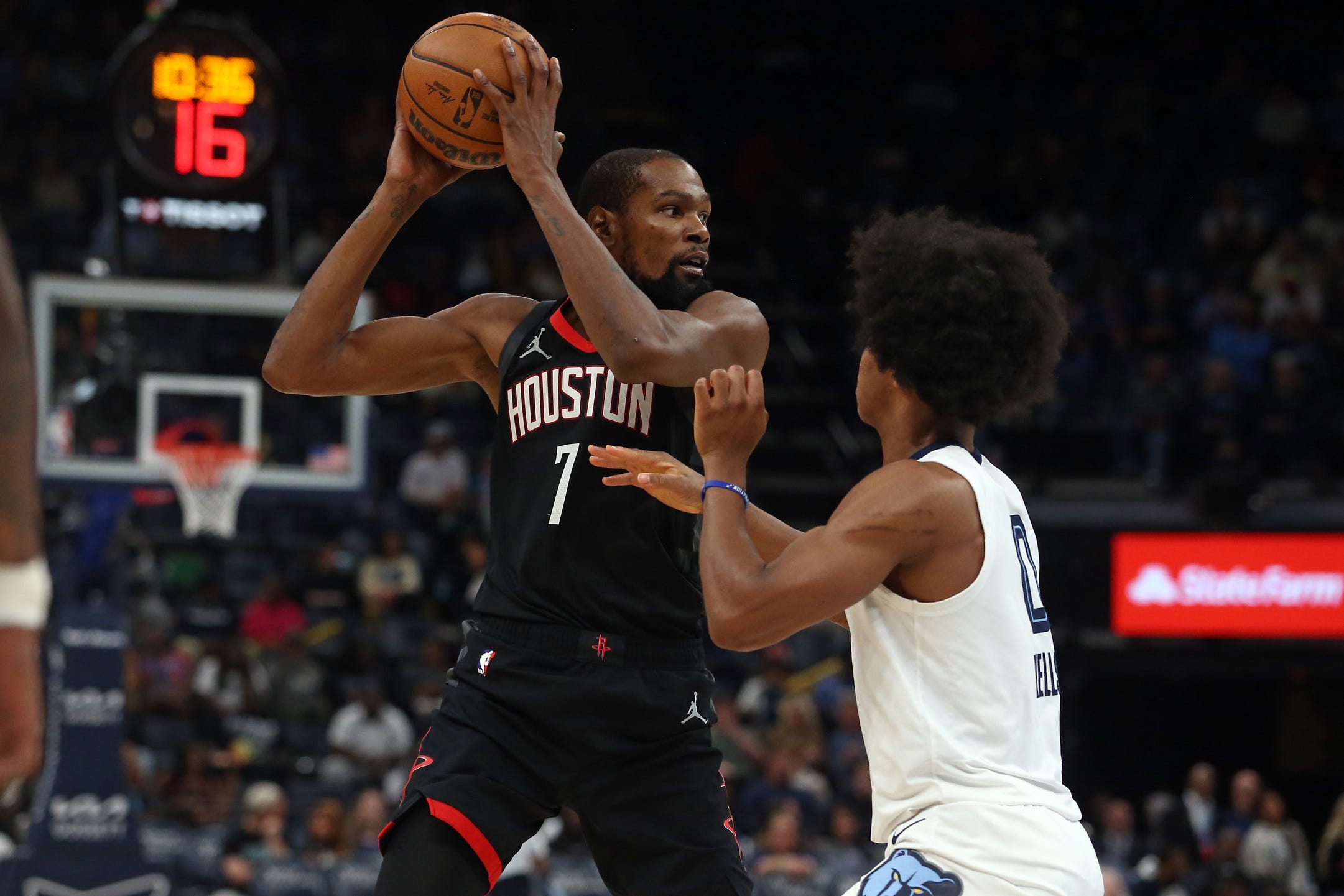 Kevin Durant roasts Ja Morant’s father during Houston’s win at Memphis