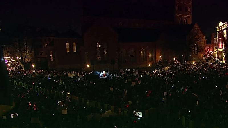 Thousands protest against Latvia's potential withdrawal from Istanbul ...