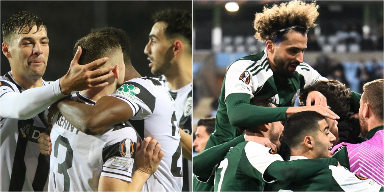 Europa League: Ο ΠΑΟΚ ανέβηκε στην 10η θέση και ο Παναθηναϊκός στην 16η