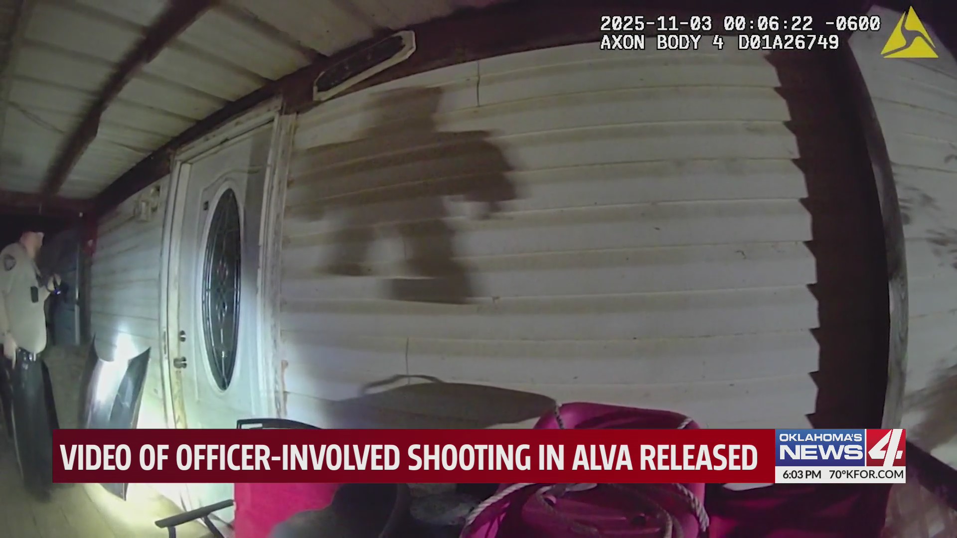 Video of officer-involved shooting in Alva released
