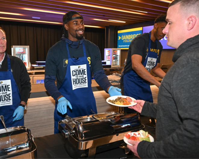 Pacers’ Aaron Nesmith hosts ‘Come to Our House Dinner’