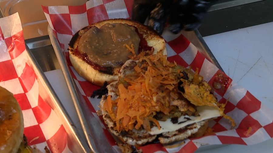 Leftovers on a Bun: Introducing the Thanksgiving Burger at Smash Dat ...