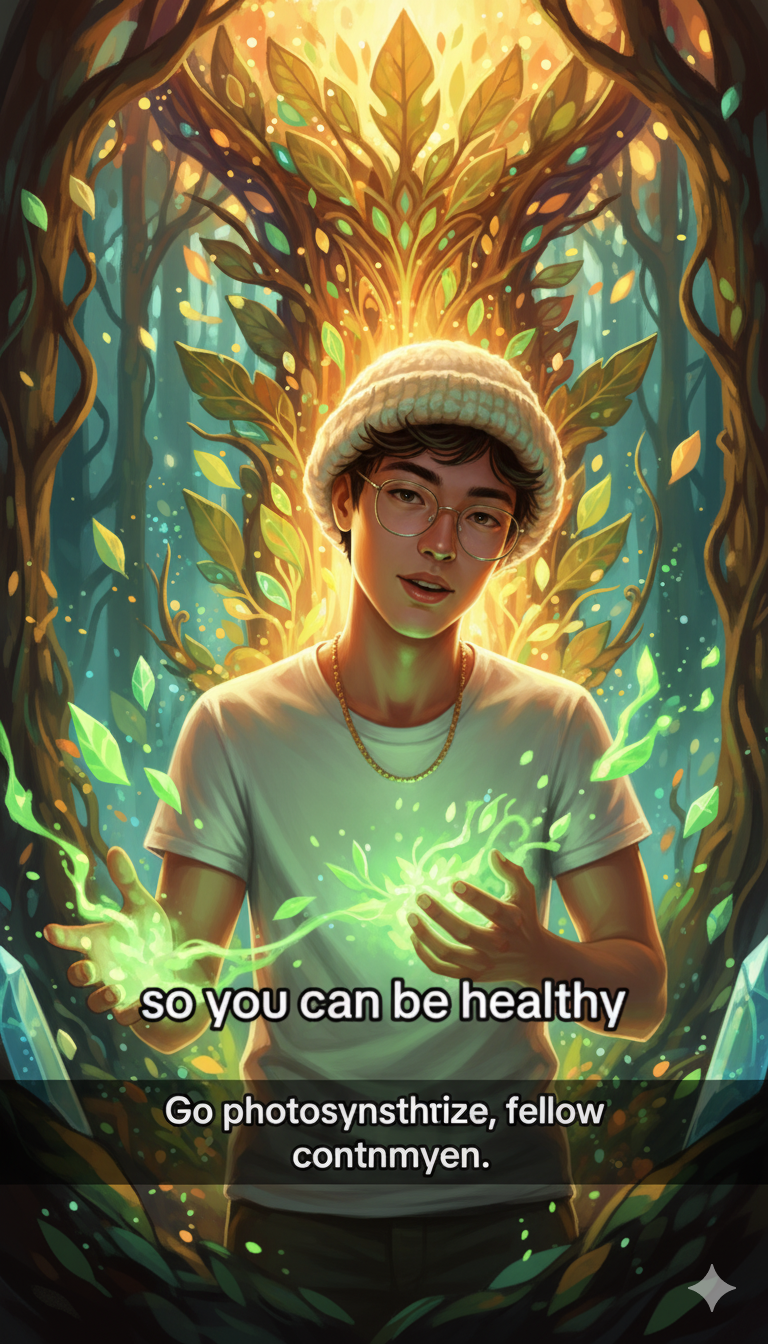 National Reminder: Go Photosynthesize, Fellow Countrymen