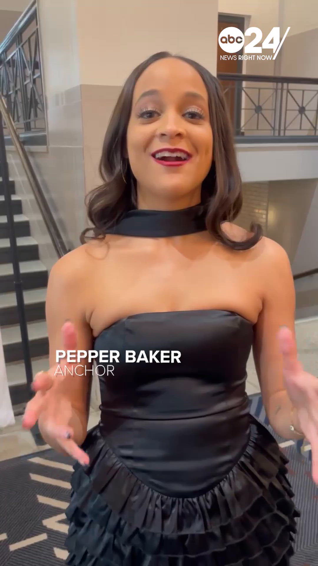 ABC24 anchor Pepper Baker at Tri-State Defender Best in Black Awards