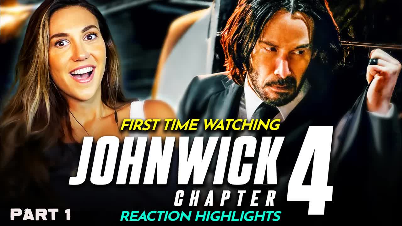 Coby on the edge John Wick Chapter 4 part 1 (2023) movie reaction first ...