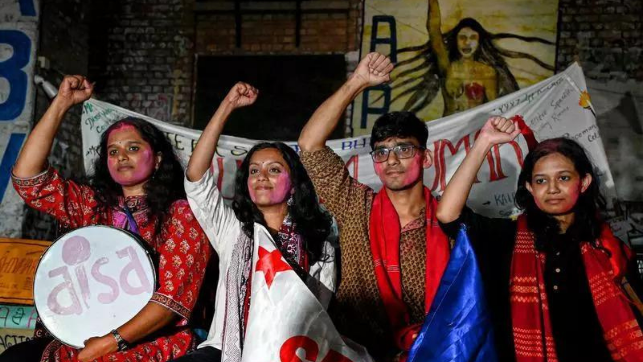 JNUSU polls: Aditi Mishra becomes JNU’s 1st woman president since 2019 ...