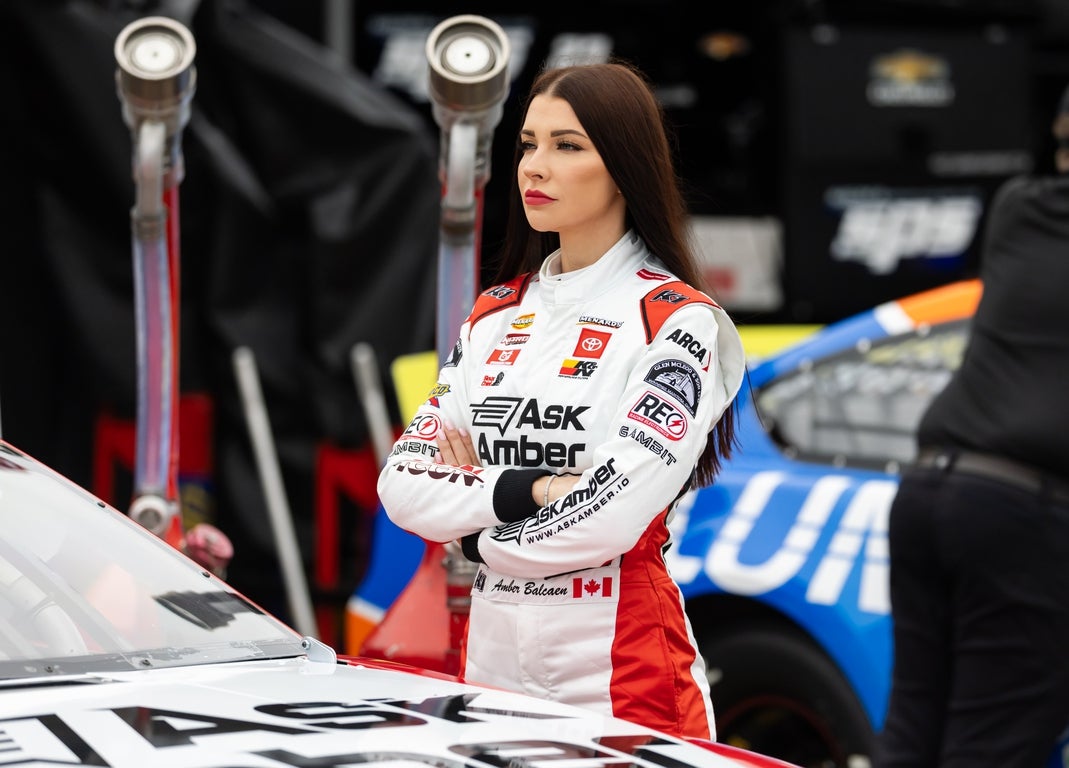 Canadian driver Amber Balcaen is making her mark in motorsports, in photos