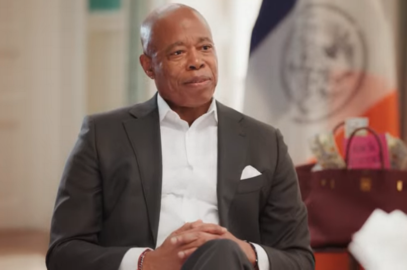 NY Mayor Eric Adams admits he gets out of the shower and checks his ...