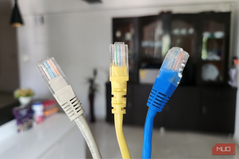 I never realized Ethernet cables had a color code until now