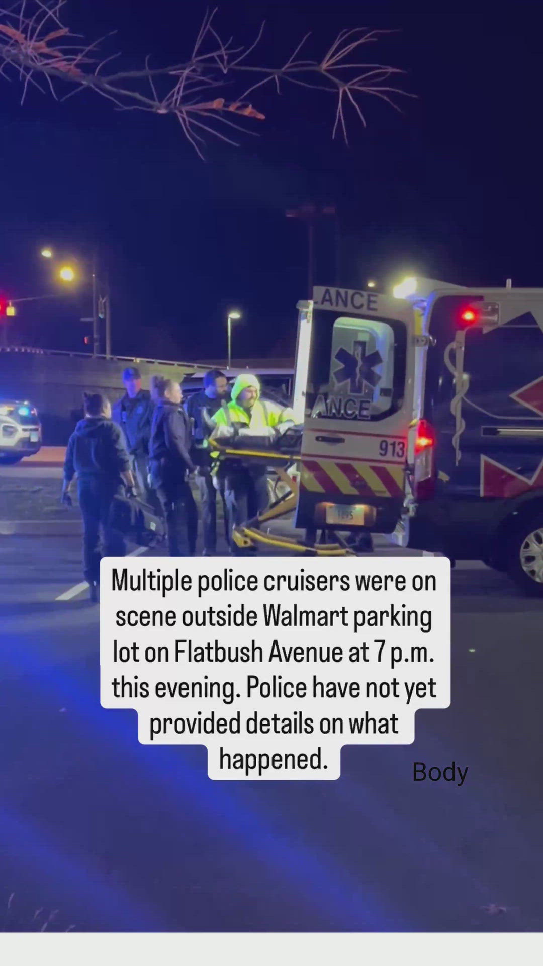 Multiple police cruisers spotted outside Walmart in Hartford