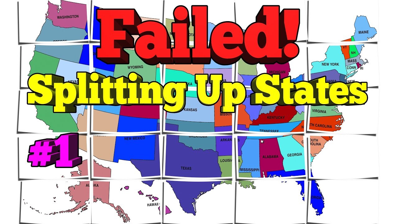 Failed! States that have attempted to split and failed.