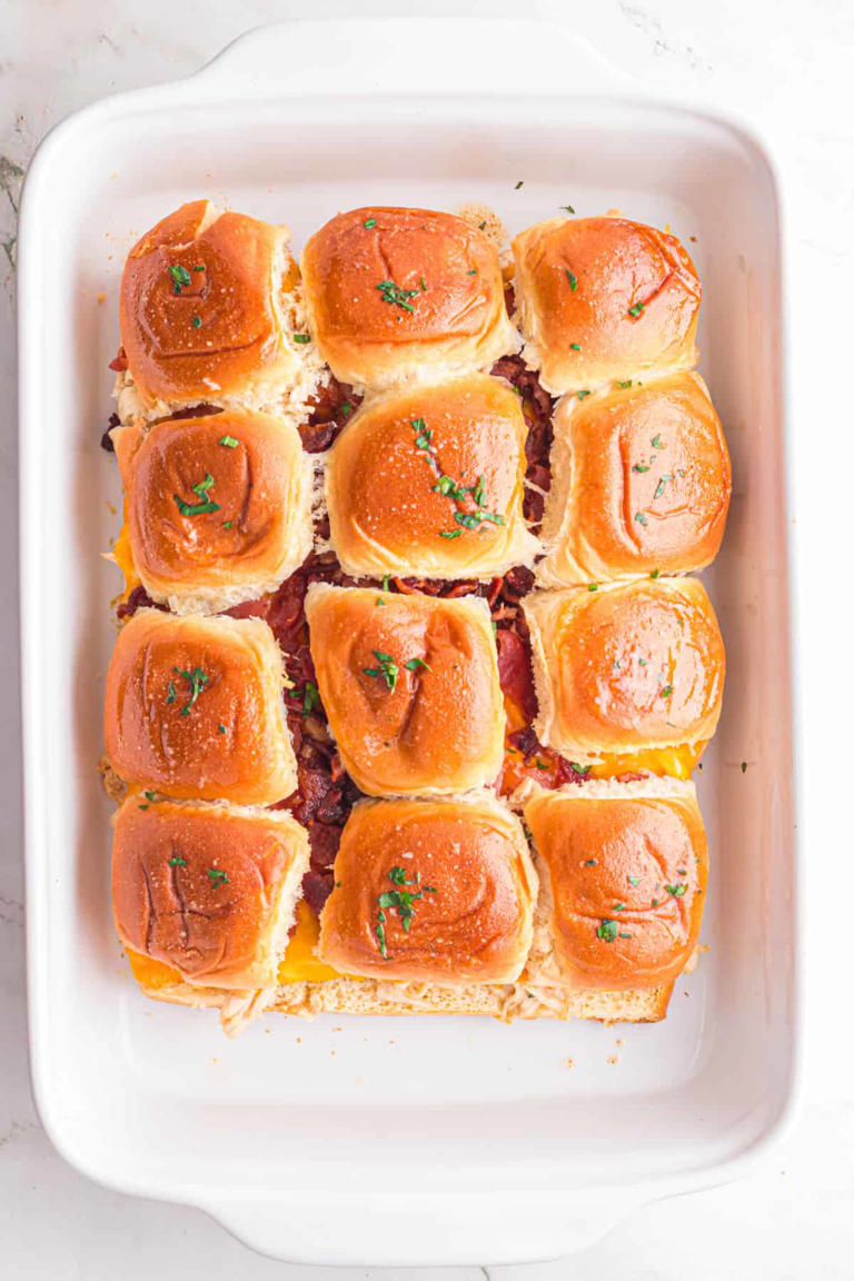 Turkey cranberry sliders