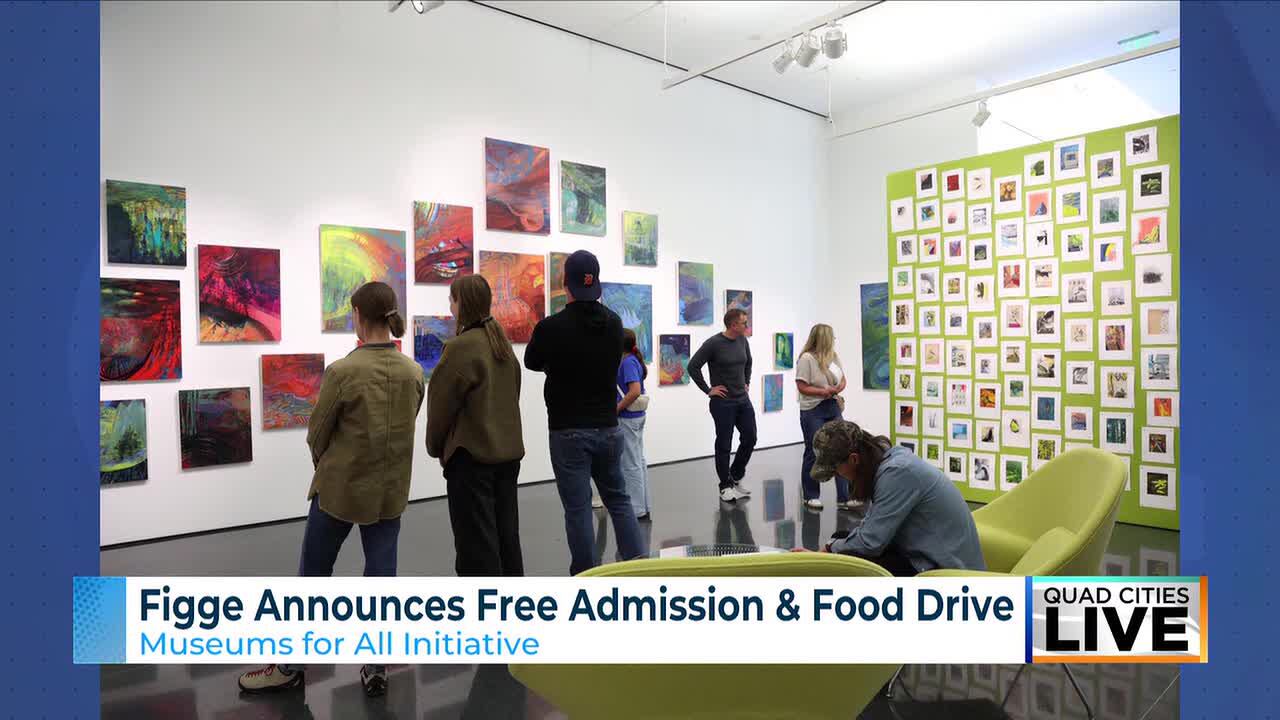 Figge announces ‘Museums For All’ free admission, food drive