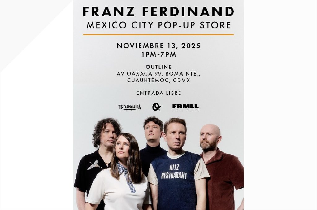 Franz Ferdinand abre Pop Up Store en CDMX ¡Merch y M&G!