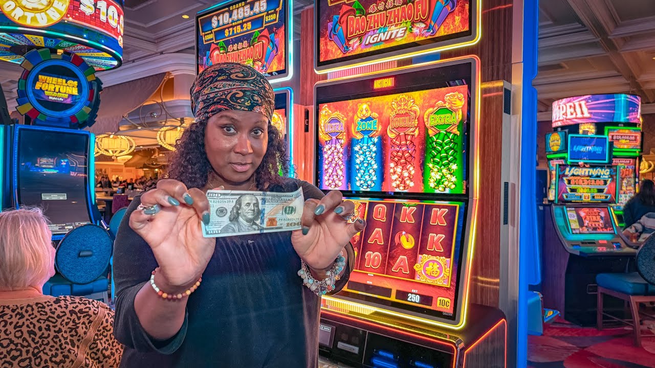 We did crazy bets on the brand new slots at Bellagio and this happened!