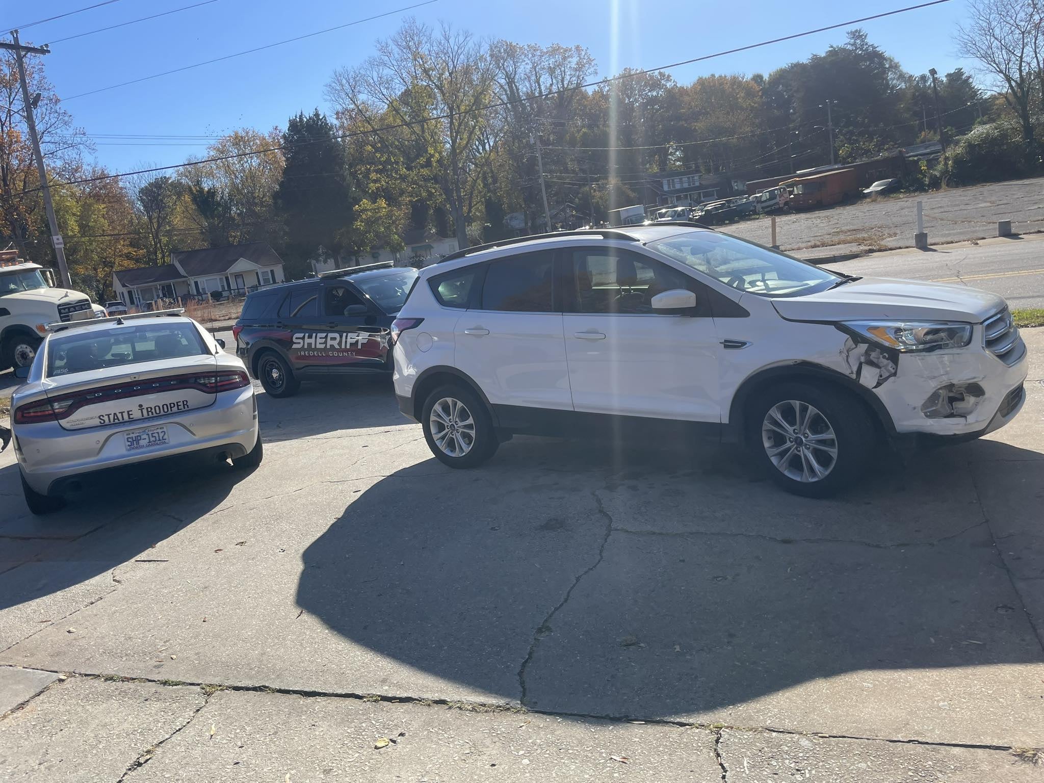 Teens crash stolen car after chase in Iredell County, deputies say