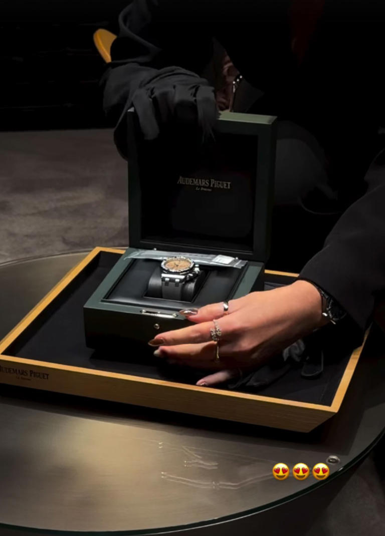 Simone Biles shows off new Audemars Piguet diamond watch worth $50K